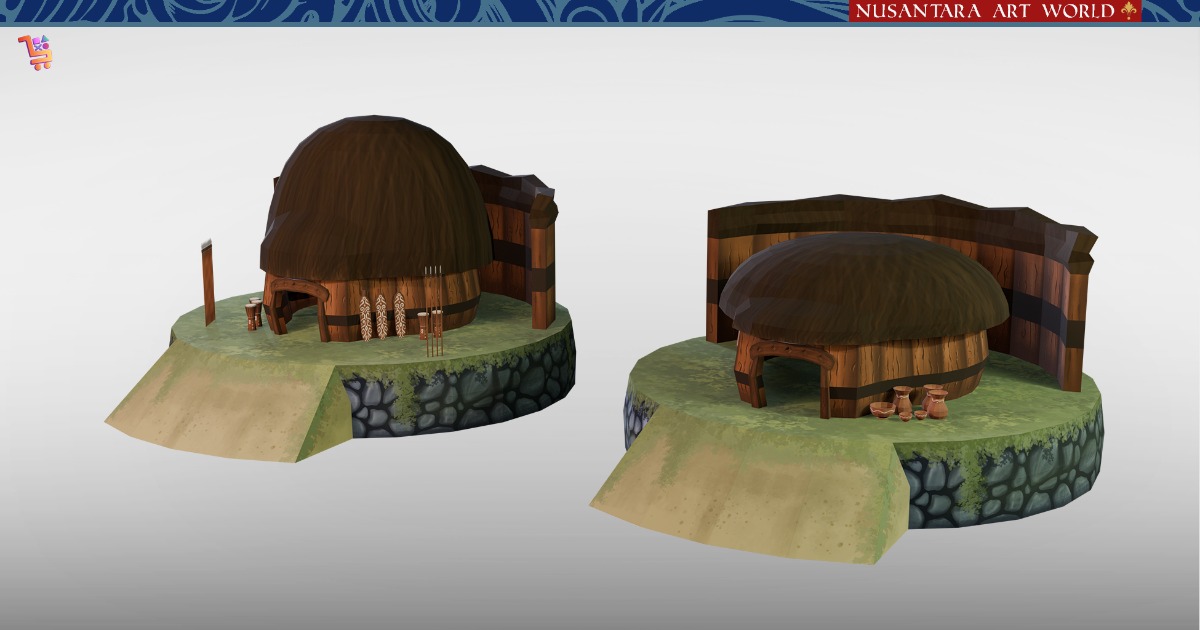 Honai and Ebei | 3D Historic | Unity Asset Store