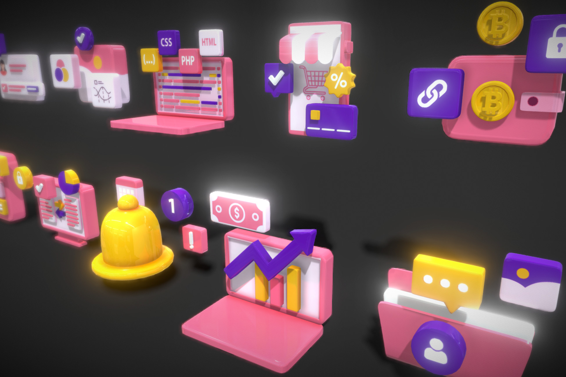 3D Button Collections2 | 3D Exterior | Unity Asset Store