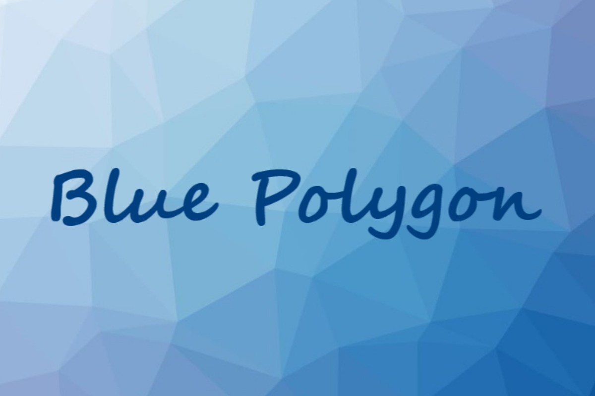 Blue Polygon - Asset Store