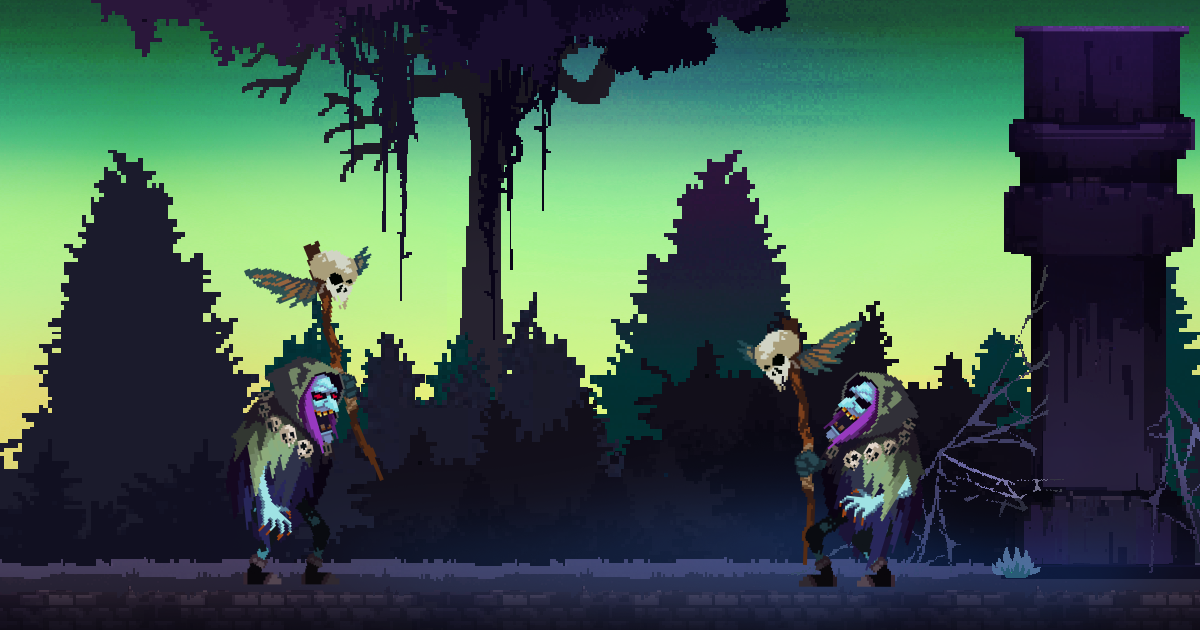 Pixel Poison Mage | 2D Characters | Unity Asset Store