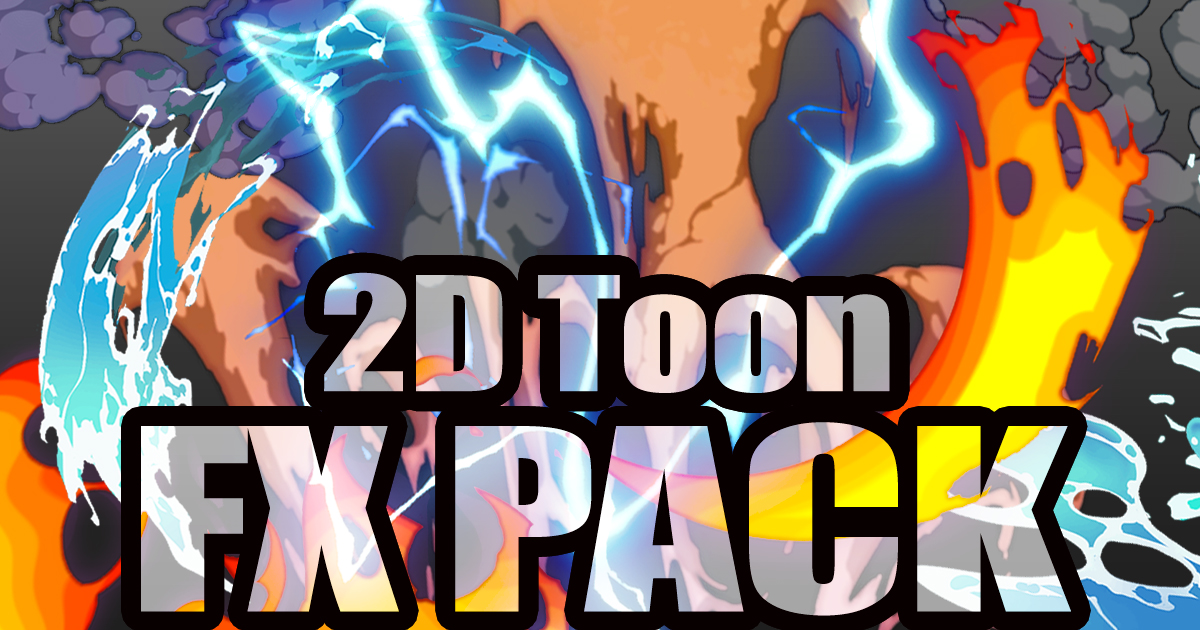 2D Toon FX PACK URP & HDRP & Built-In | VFX Particles | Unity Asset Store