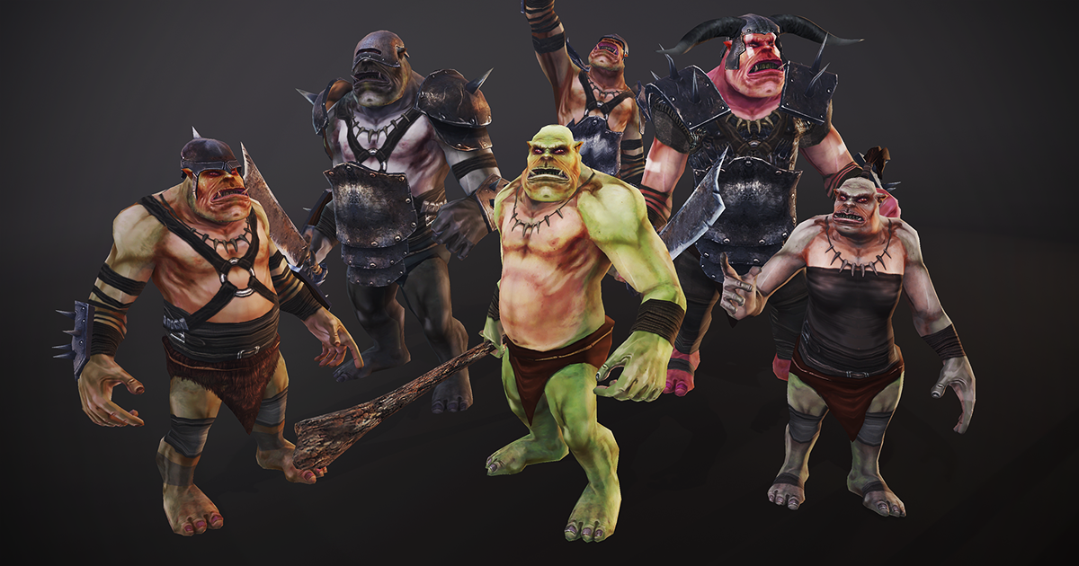 Fantasy Horde - Ogres | Characters | Unity Asset Store