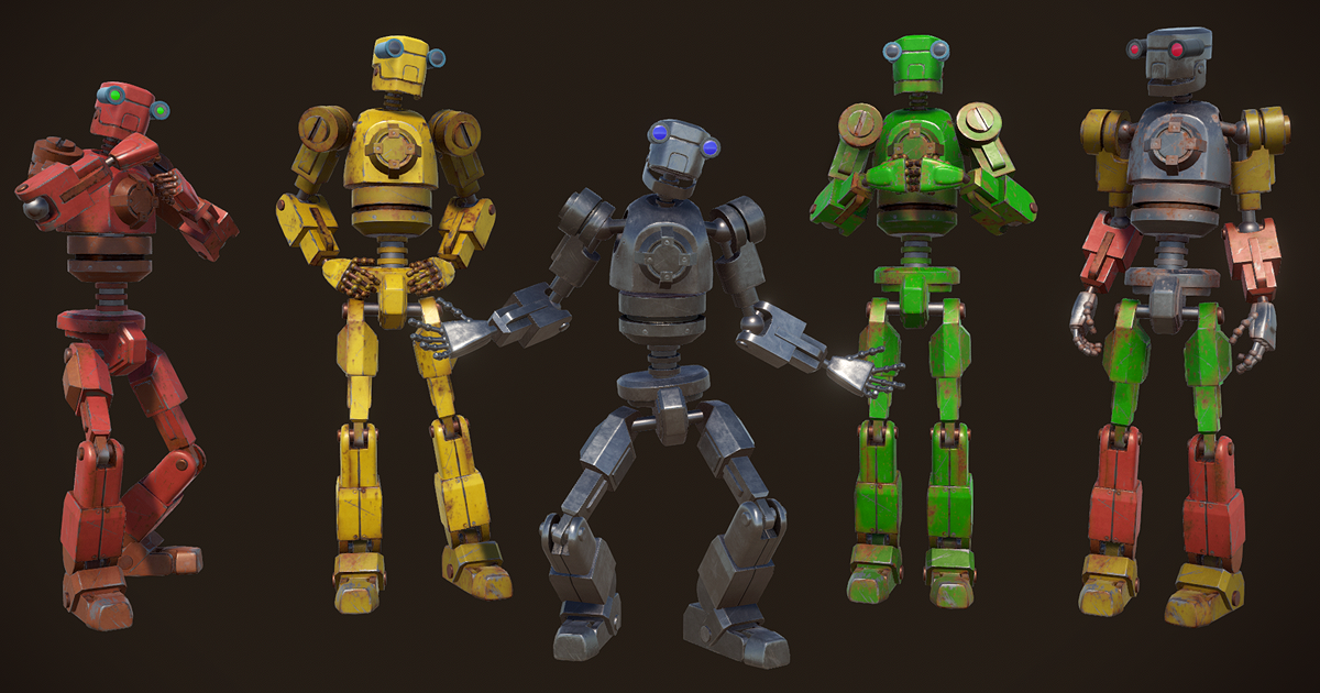Iron Robot C – Character | 3D Characters | Unity Asset Store