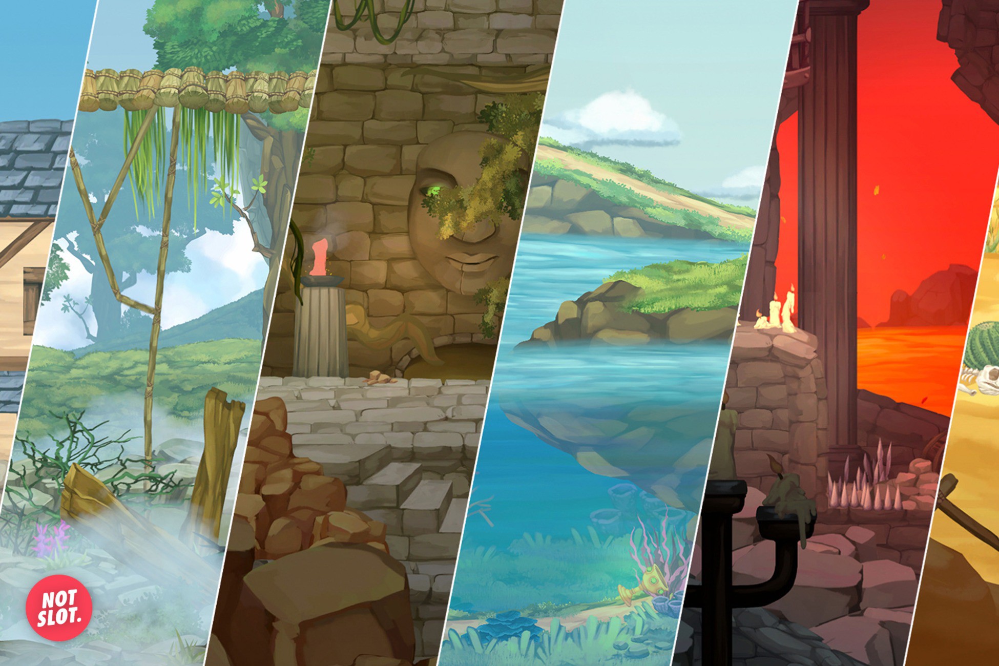 2D Hand Painted BUNDLE | 2D Environments | Unity Asset Store