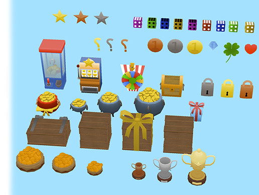 Animated Game Rewards | 3D | Unity Asset Store