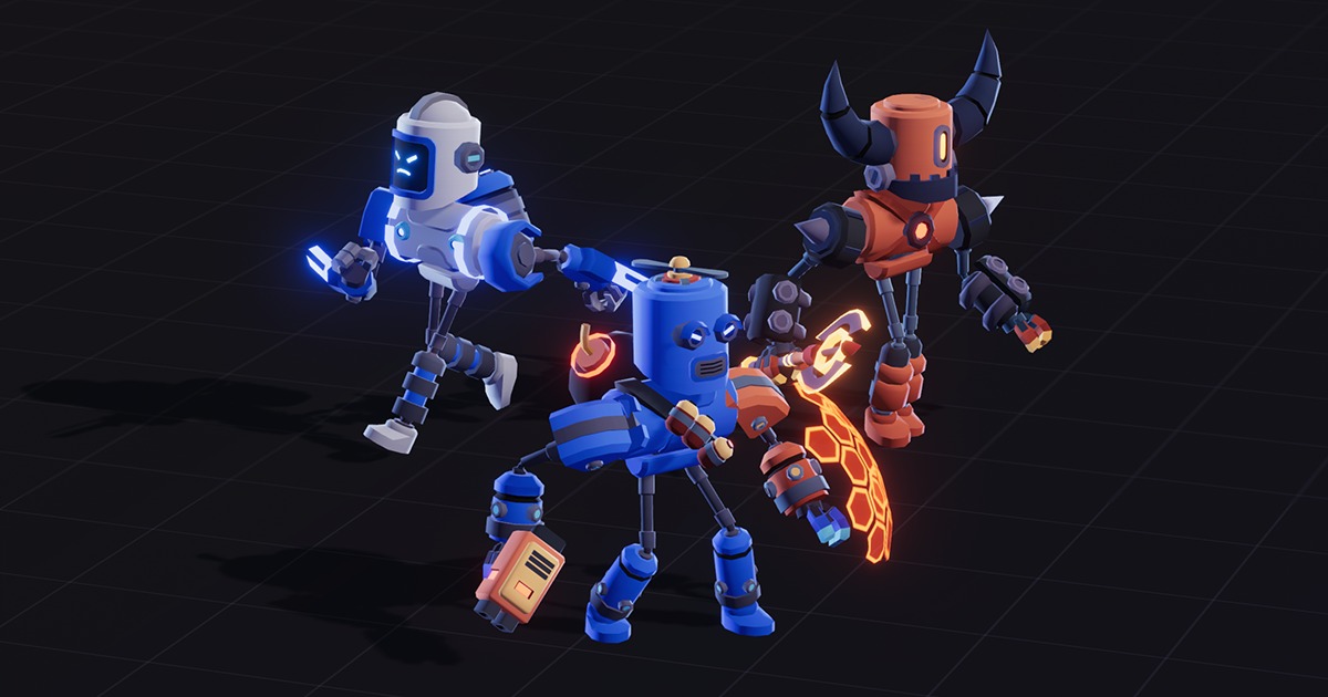 Robot Alpha Modular Pack Cute Series | Characters | Unity Asset Store