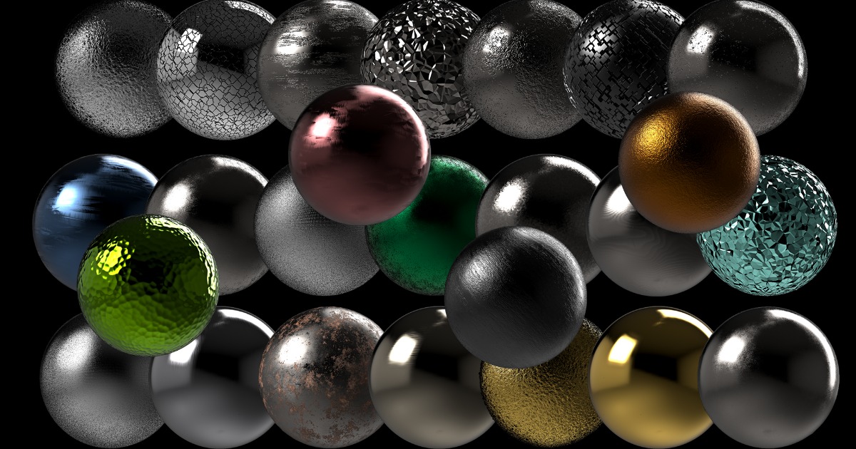 25 Metal Material Pack | 2D 텍스처 및 소재 | Unity Asset Store