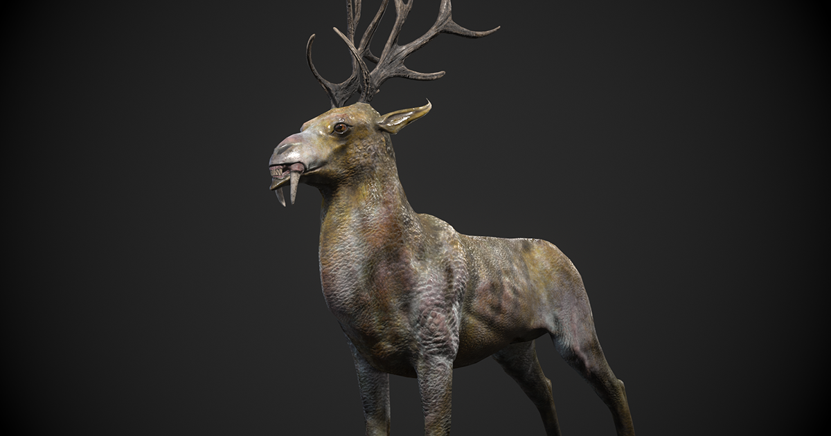 Horror Deer | 3D Creatures | Unity Asset Store