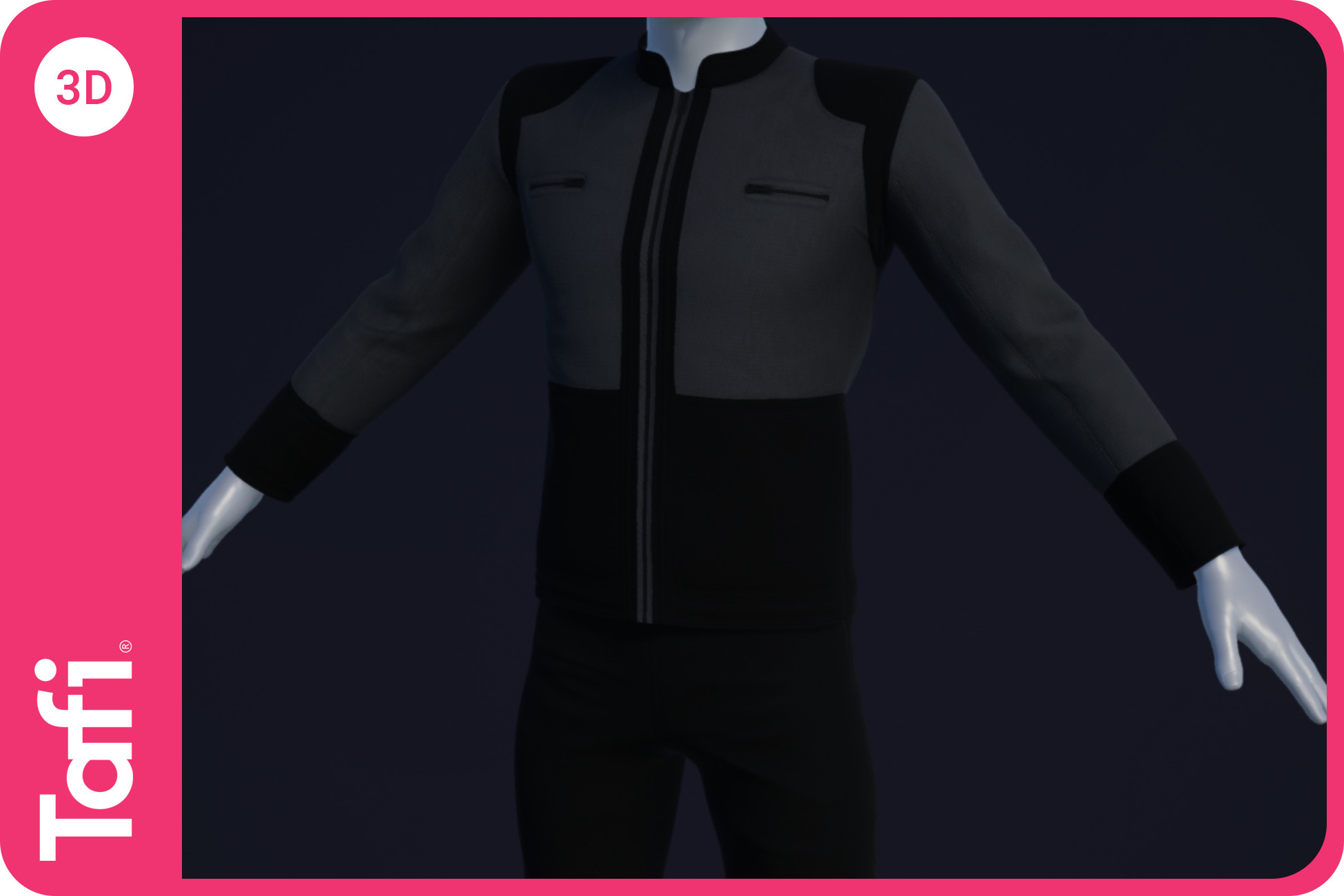 Bridge Officer Outfit Male from Tafi | 3D Clothing | Unity Asset Store
