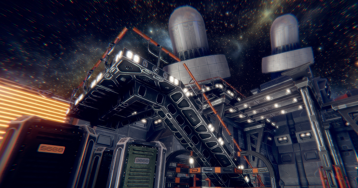Sci-Fi Heavy Station Kit base | 3D Sci-Fi | Unity Asset Store