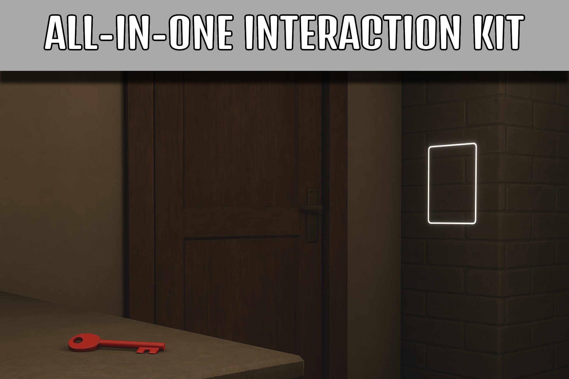 All-in-One Interaction Kit (Doors, Keys, Outline, Examine, Drag-Drop ...