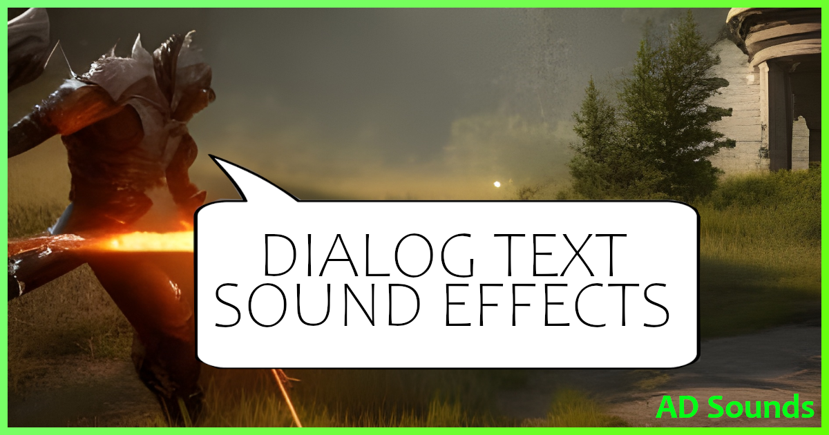 Dialog Text - Volume II | Audio Sound FX | Unity Asset Store