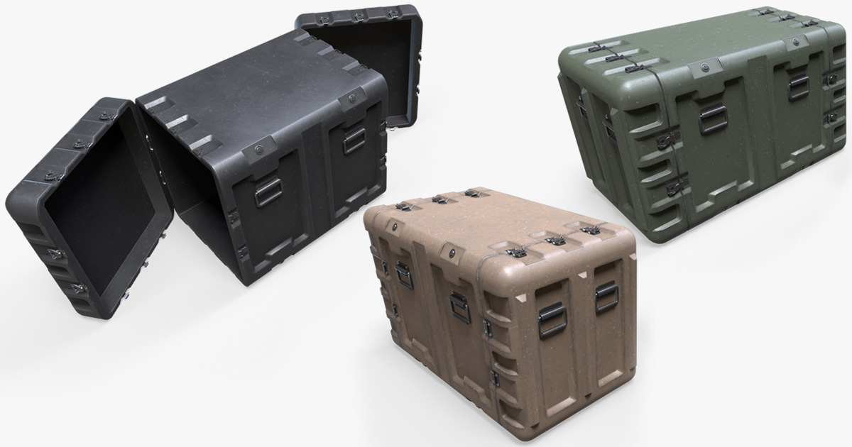Ammo Boxes J | 3D Furniture | Unity Asset Store