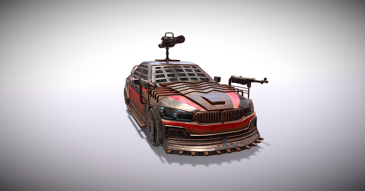 Bad Car Brigadier (Armored Car) | 3D Land | Unity Asset Store