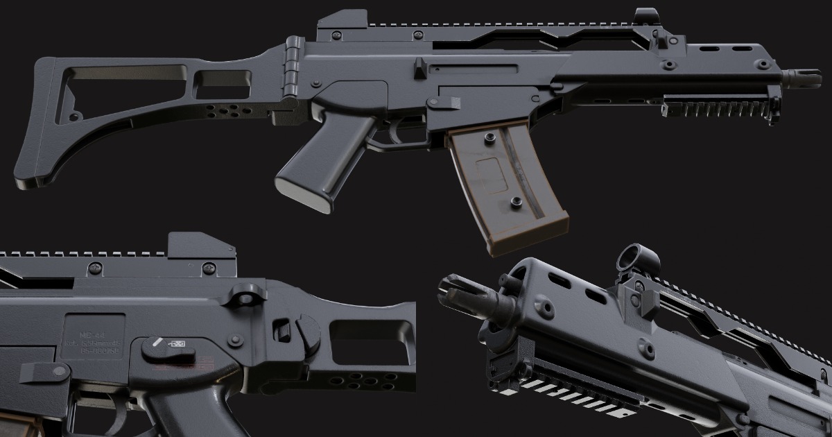 Automatic Rifle | 3D Weapons | Unity Asset Store
