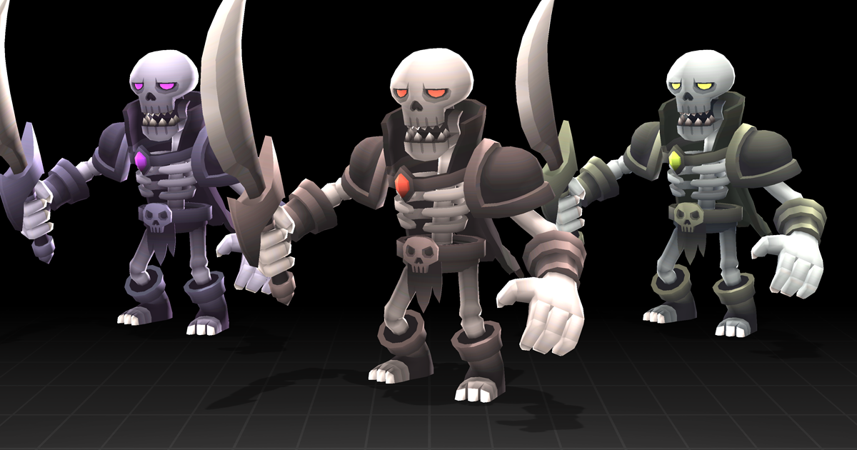 Poly HP - BladeSkeleton | 3D Creatures | Unity Asset Store