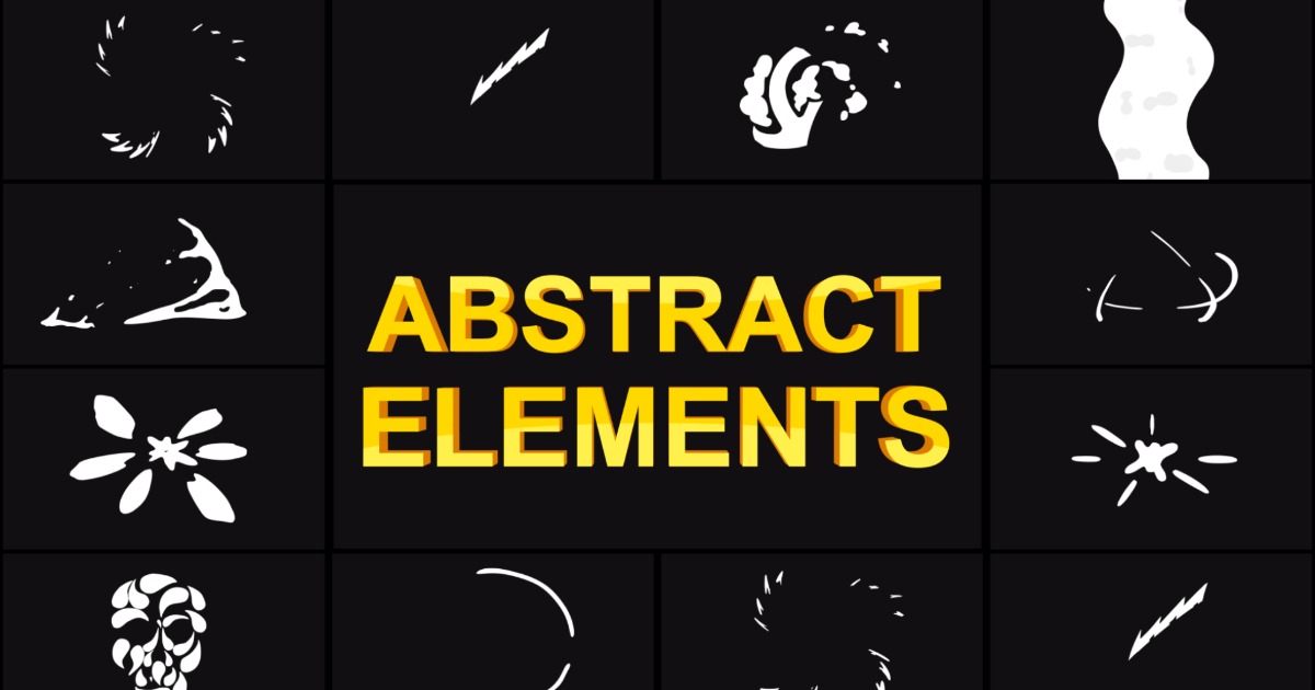 2D Abstract Elements | 시각 효과 | Unity Asset Store