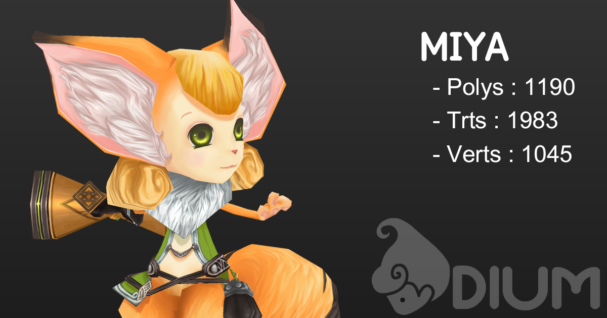 MIYA Model & Animation | 3D 角色 | Unity Asset Store
