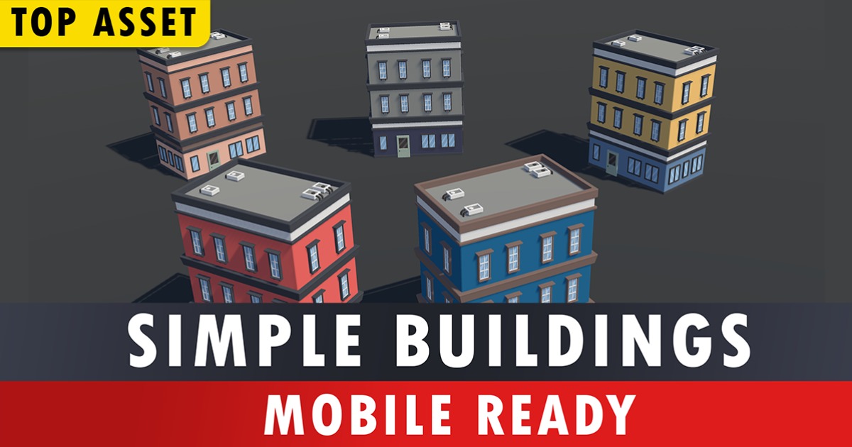Simple Building 01 - Toon House | 3D Environments | Unity Asset Store