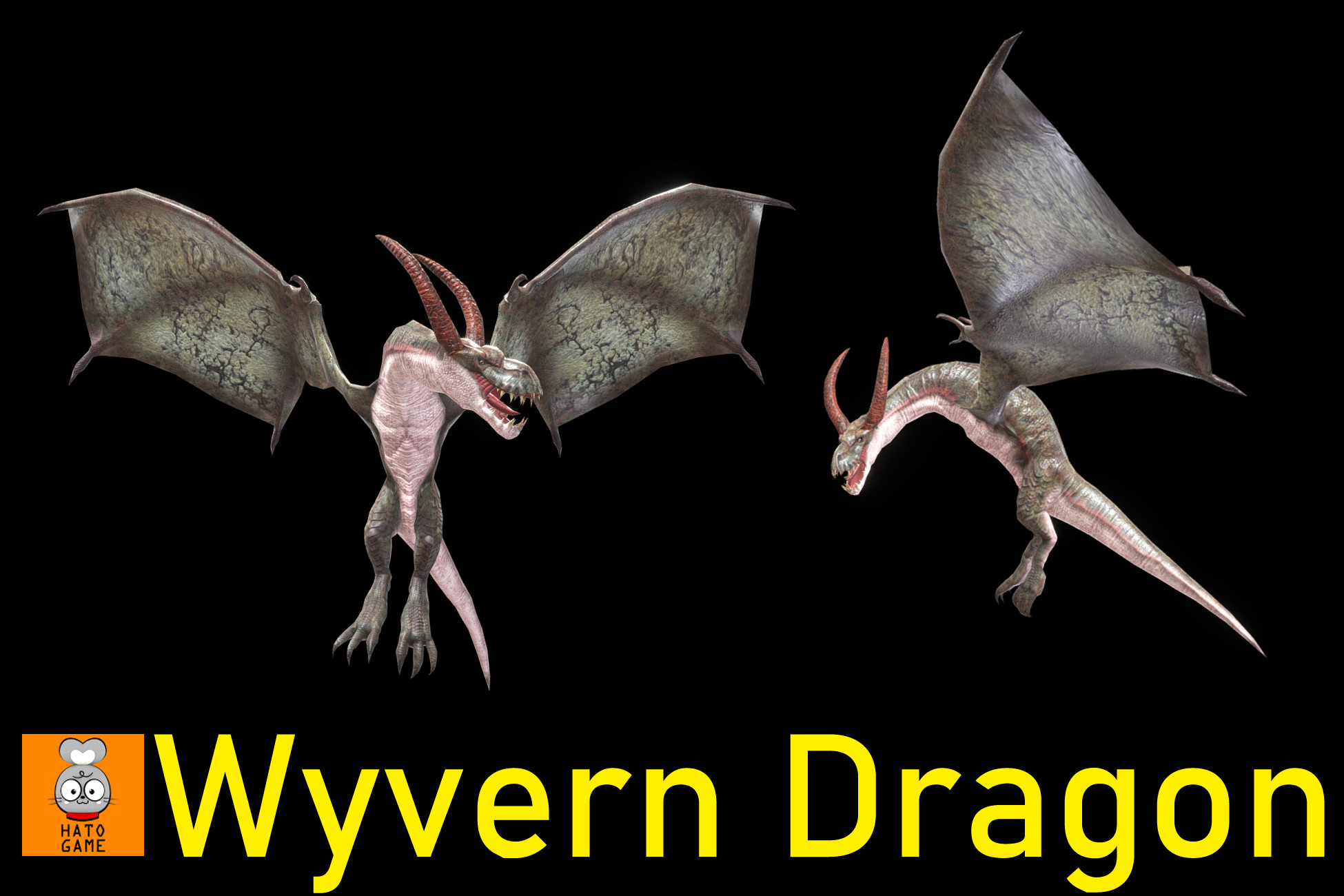 Monster: Wyvern dragon | 3D Creatures | Unity Asset Store