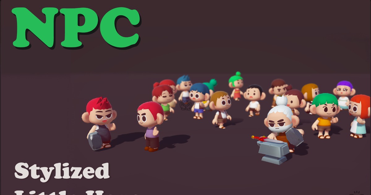 Stylized Little Hero - NPC(basic) | Characters | Unity Asset Store