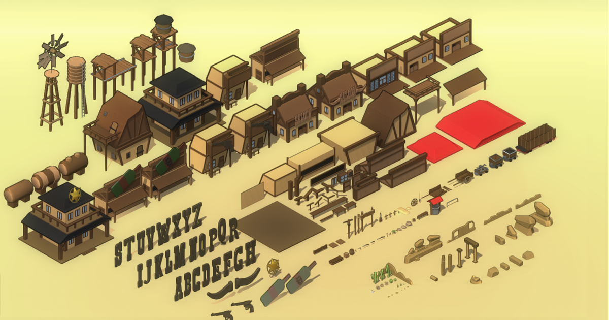 Poly Pack: Western | 3D Environments | Unity Asset Store