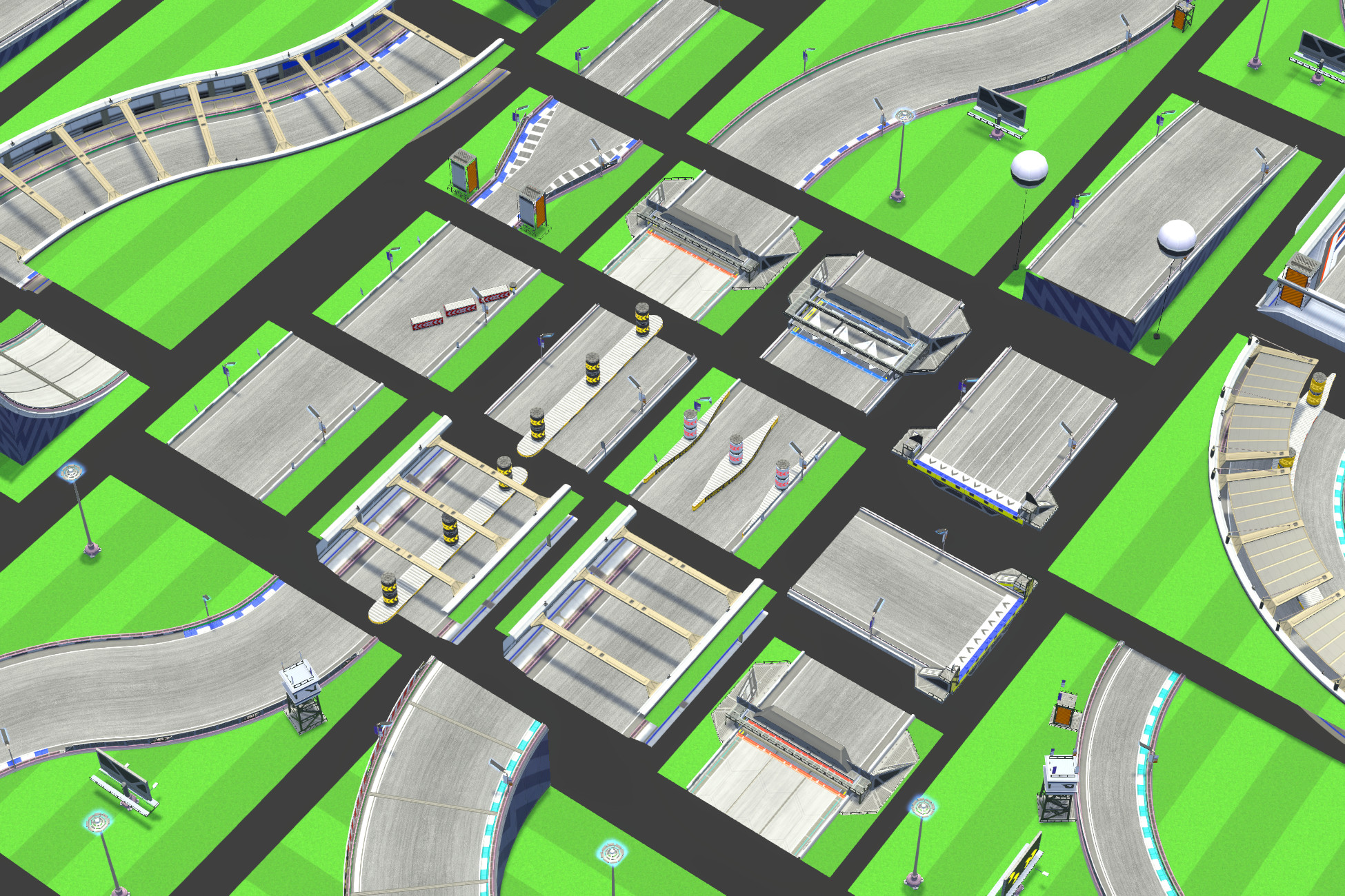 Modular Tracks - Racing Tracks | 3D Roadways | Unity Asset Store