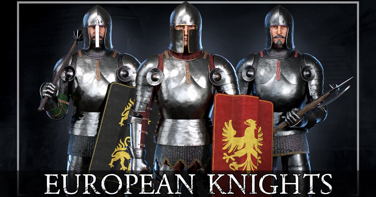 Knight - European Knight 08 | Characters | Unity Asset Store