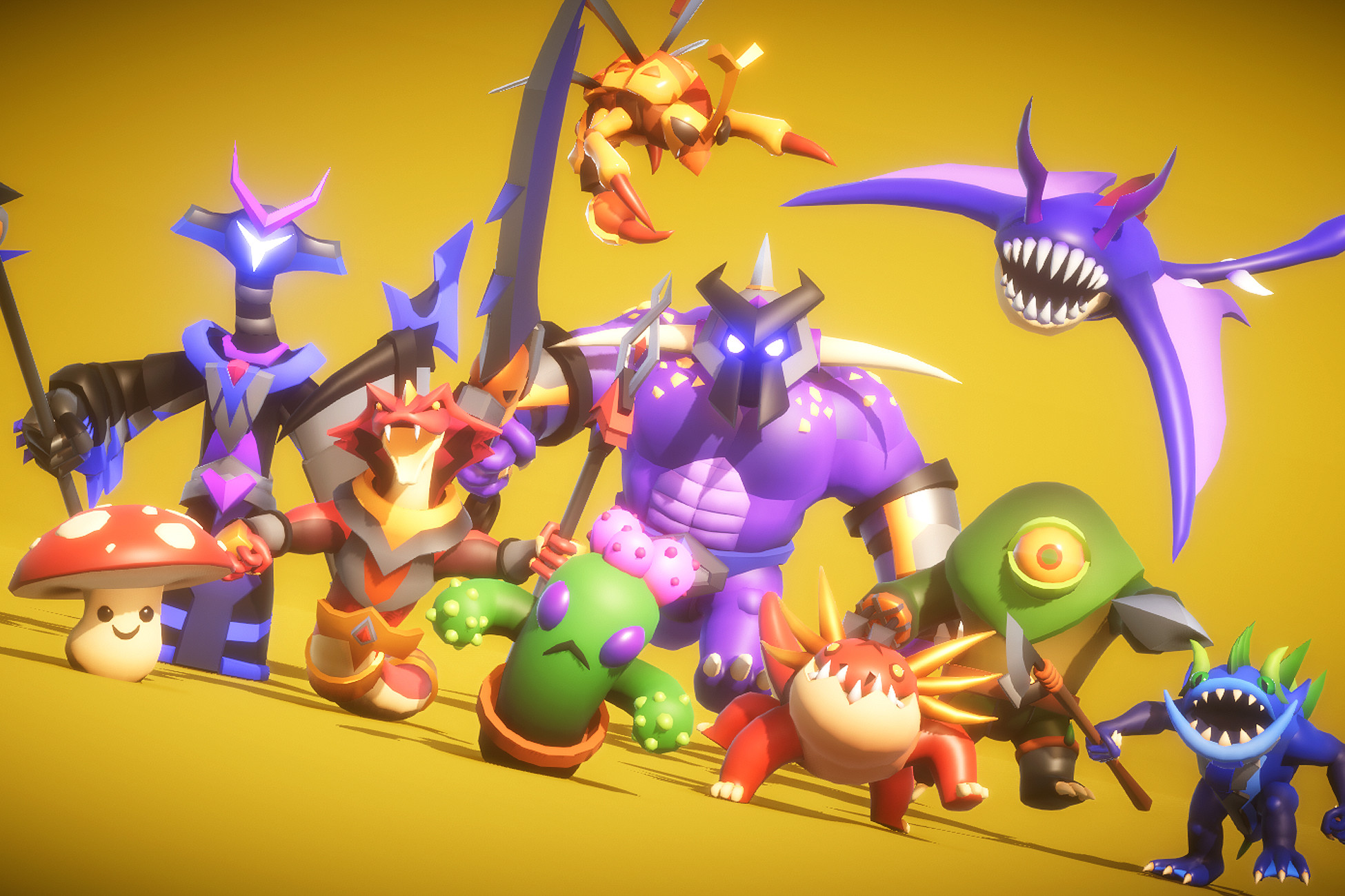 RPG Monster Wave 3 PBR | 3D Creatures | Unity Asset Store