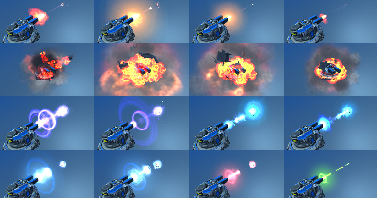 VFX For Sci-Fi RTS v1 | VFX Particles | Unity Asset Store
