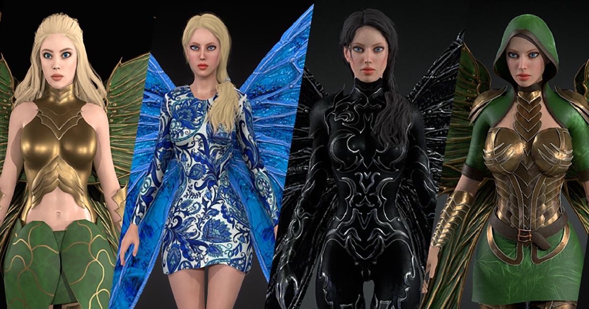 Fairy_Pack | 3D Characters | Unity Asset Store