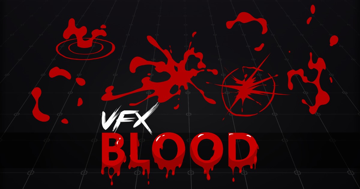 Blood VFX Pack | 2D Textures & Materials | Unity Asset Store