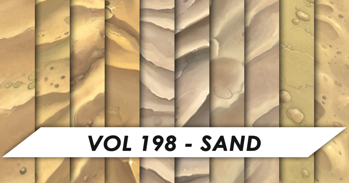 Stylized Textures - Vol 198 - Sand | 2D Textures & Materials | Unity ...