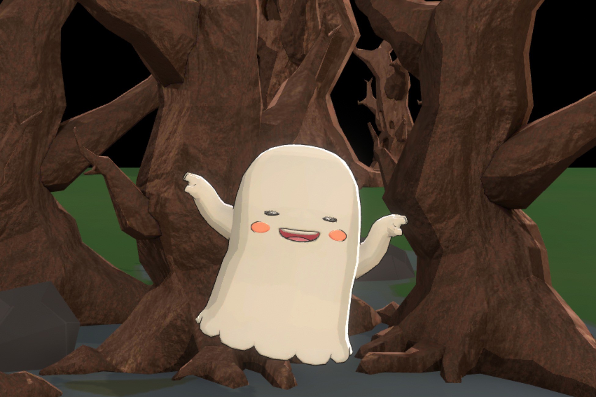 chibi halloween ghost | 3D Creatures | Unity Asset Store