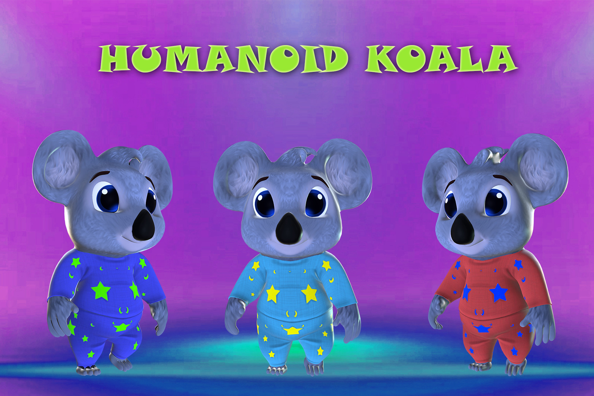 3D Humanoid Koala | Characters | Unity Asset Store