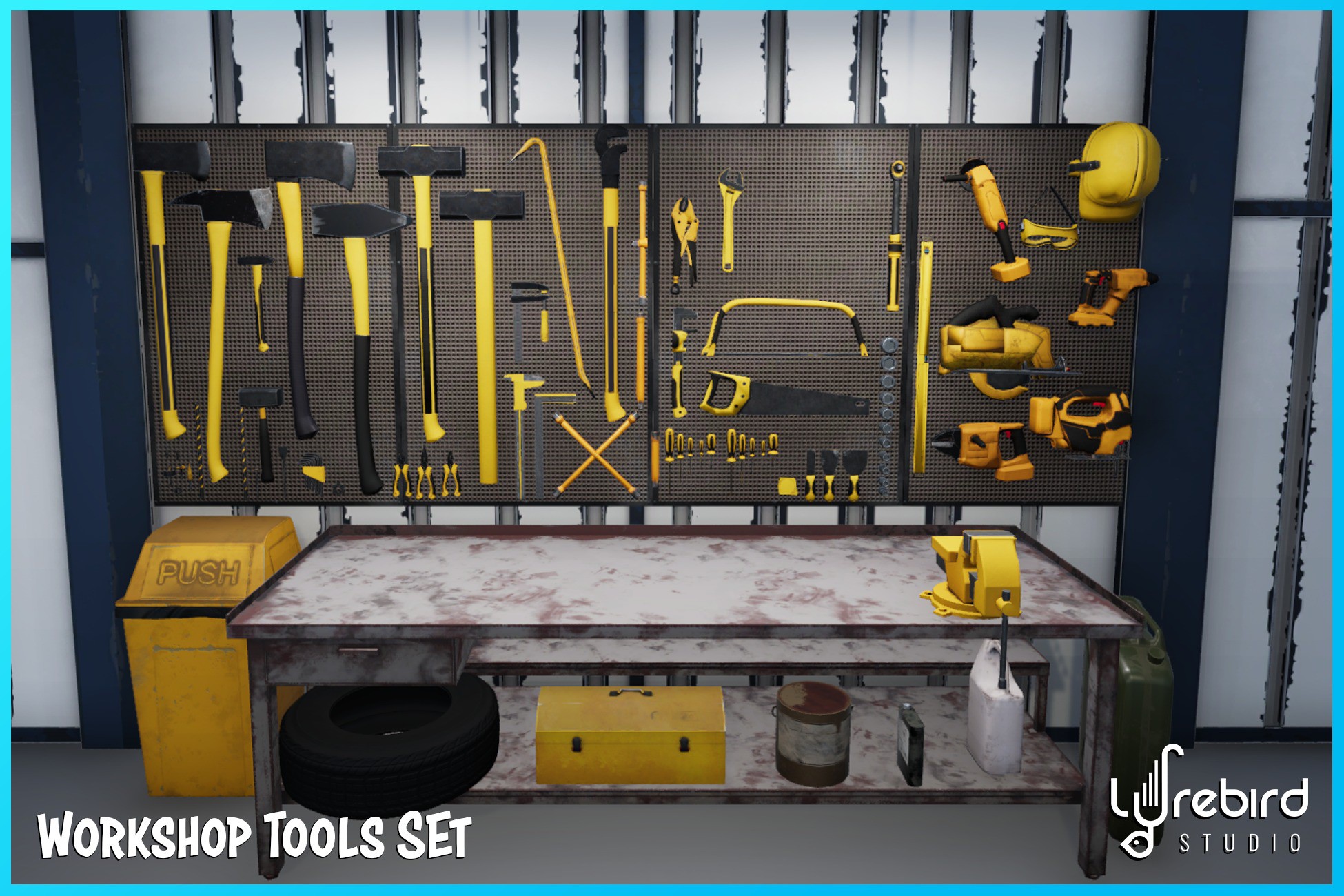 Workshop Tool Set | 3D 산업도구 | Unity Asset Store