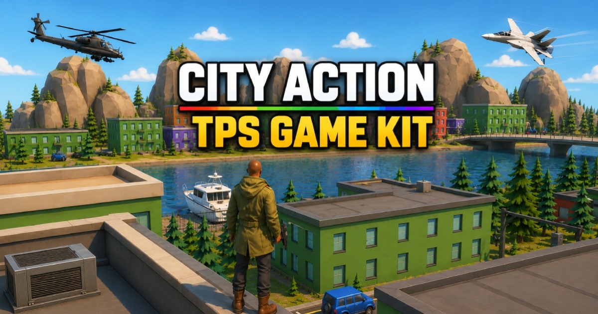 City Action TPS Game Kit for Mobile & PC | Packs | Unity Asset Store