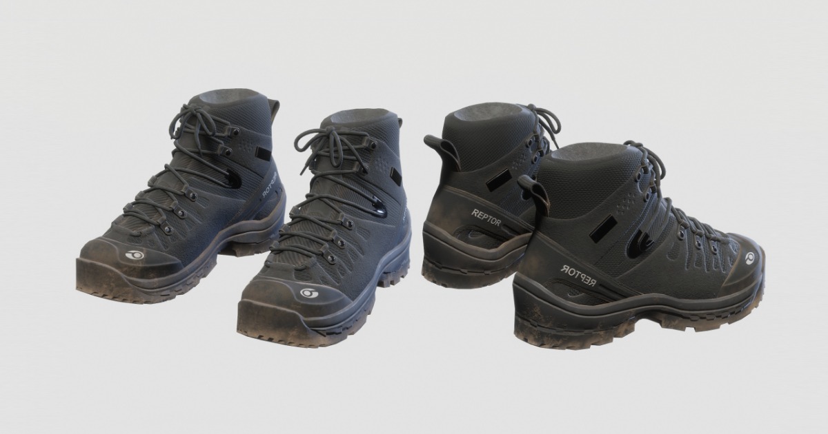 Tactical Boots A | 3D 의류 | Unity Asset Store