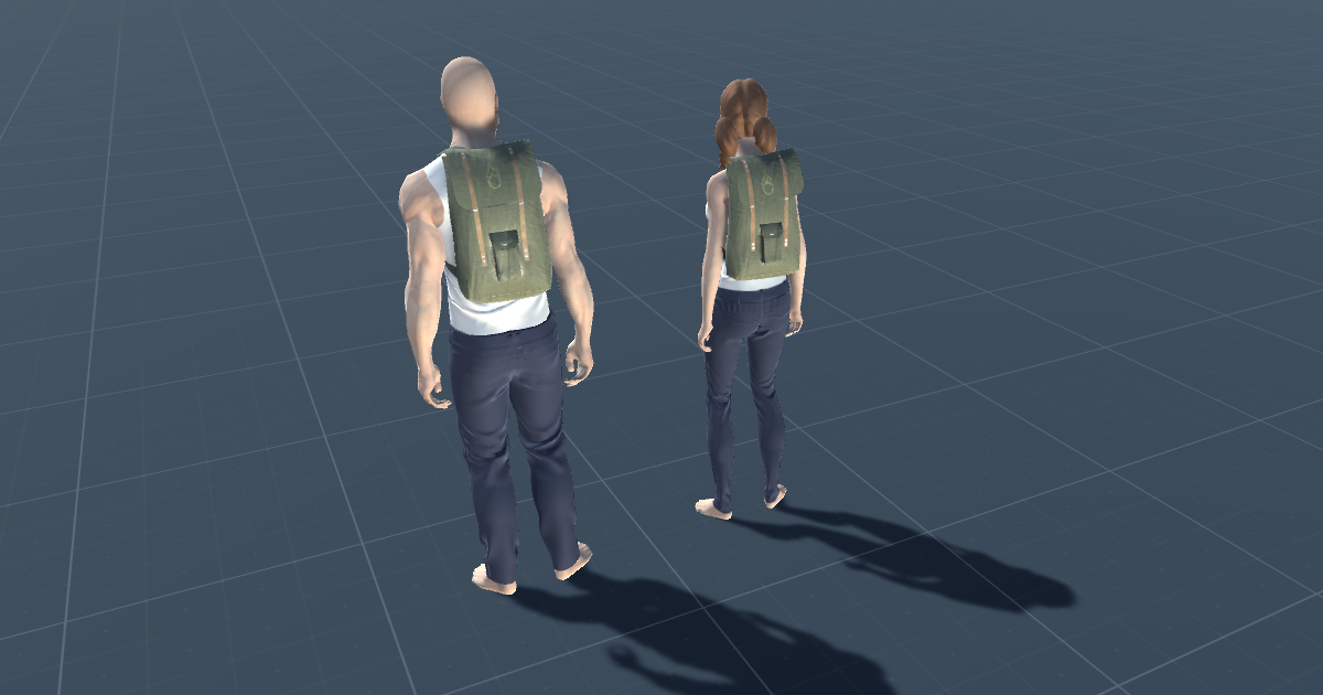 UMA Backpacks (Sample Pack) | 小道具 | Unity Asset Store