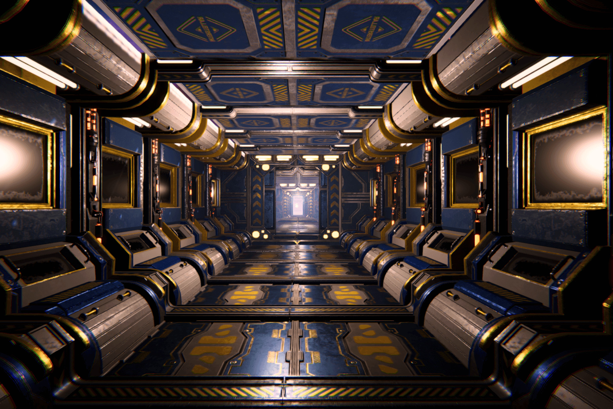 SciFi Corridors 2. | 3D Sci-Fi | Unity Asset Store