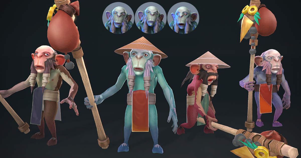 Islanders - Monkey | 3D Characters | Unity Asset Store