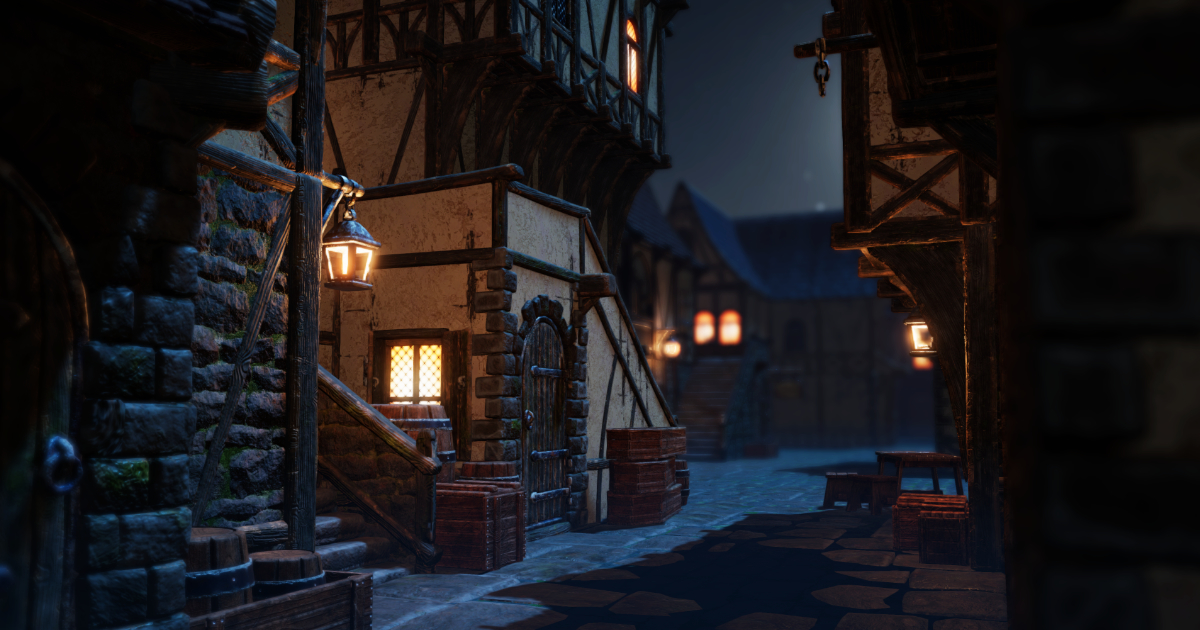 Modular Medieval City Houses | 3D Environments | Unity Asset Store