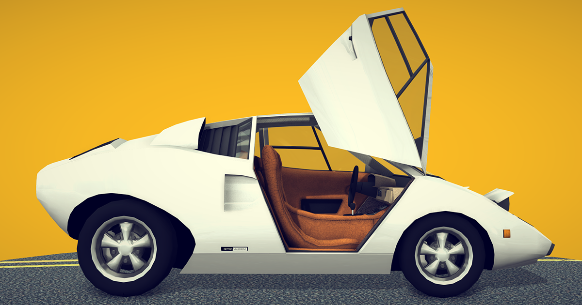 Cartoon Super Car | 3D Land | Unity Asset Store