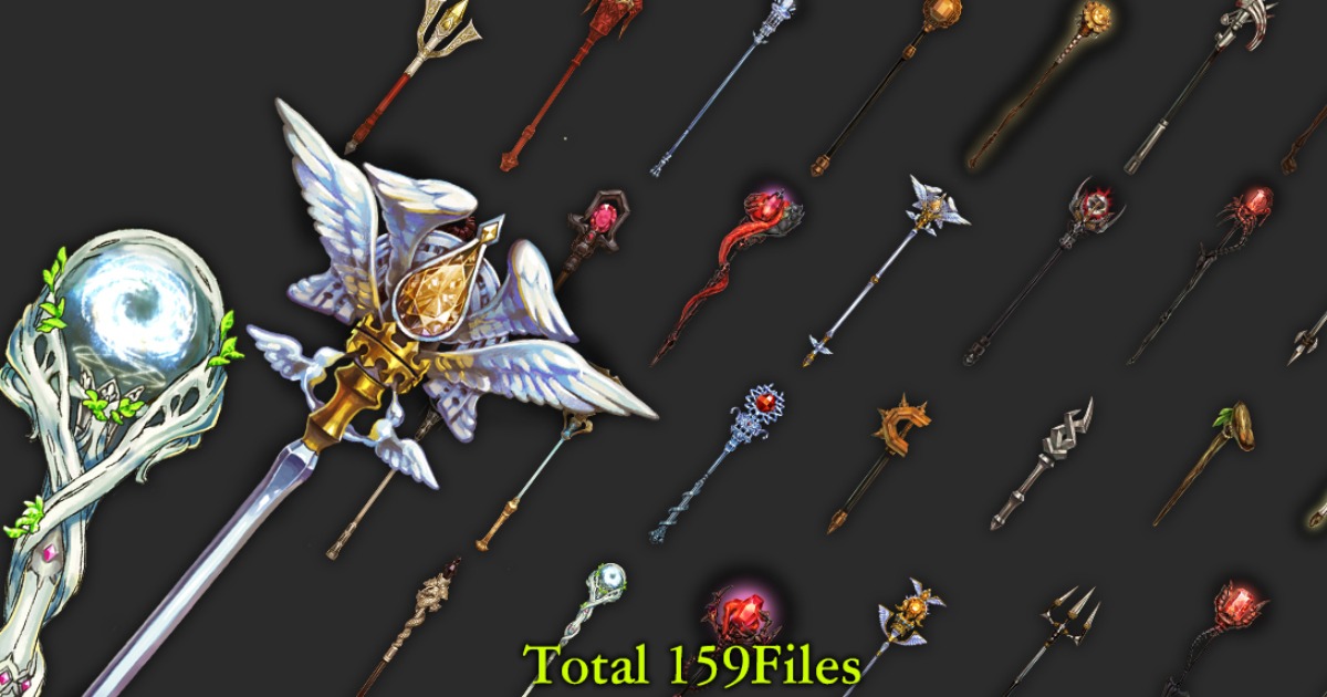 Fantasy Items Art pack 1 | 2D Characters | Unity Asset Store