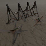 Hedgehogs : WW2 Anti-Tank Czech Hedgehog