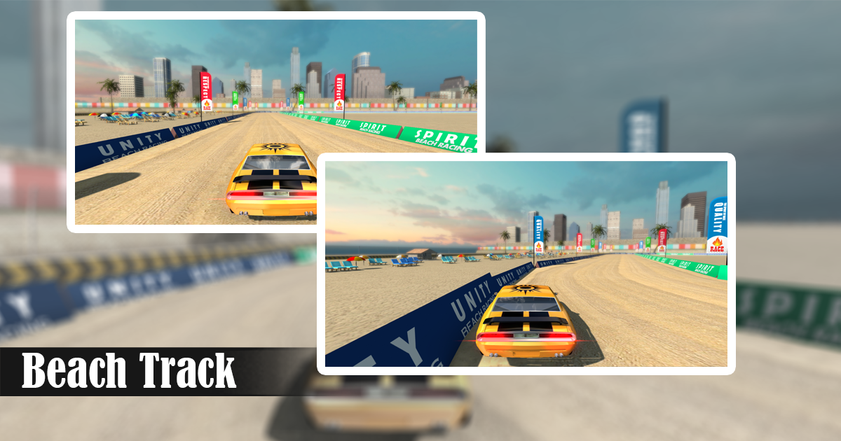Beach Race Track | 3D Roadways | Unity Asset Store