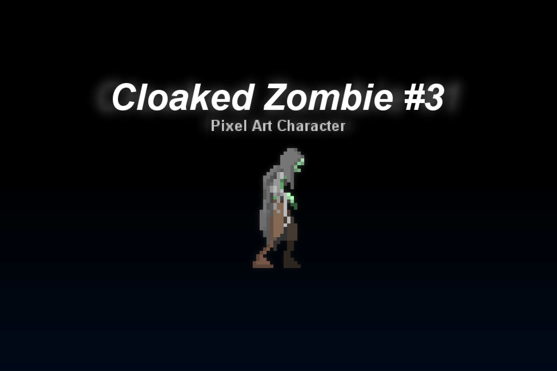 Cloaked Zombie #3 - Pixel Art Character | 2D Characters | Unity Asset Store