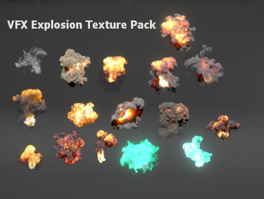 VFX Explosion Texture Pack | VFX Particles | Unity Asset Store