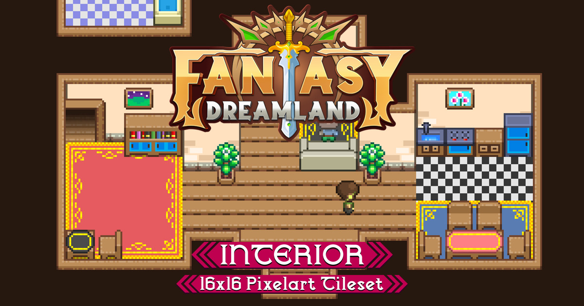 House Interior Tileset 16x16 Pixelart | 2D Environments | Unity Asset Store