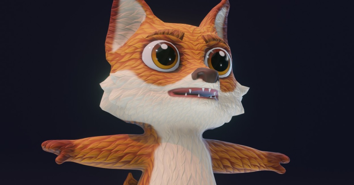 Cartoon Fox Rigged 3D Model | 캐릭터 | Unity Asset Store